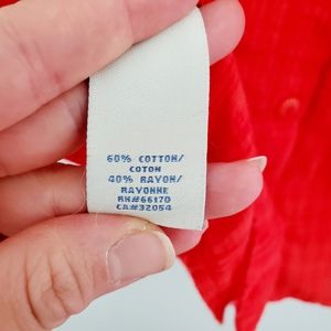 Anthropologie | Tops | Anthropologie Badminton And Bouffant Red Tank 4 ...